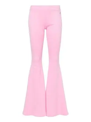 Giuseppe Di Morabito Flared Cotton Track Pants - Pink