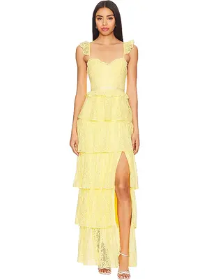Tularosa Cantini Maxi Dress - Yellow
