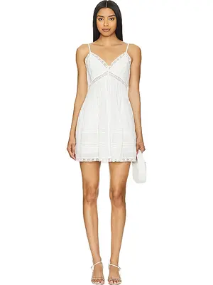 LoveShackFancy LoveShackFancy Docila Dress White