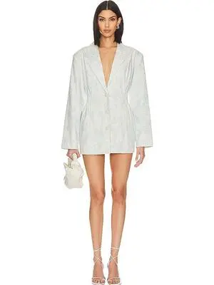 For Love & Lemons Chantal Blazer Dress - Blue