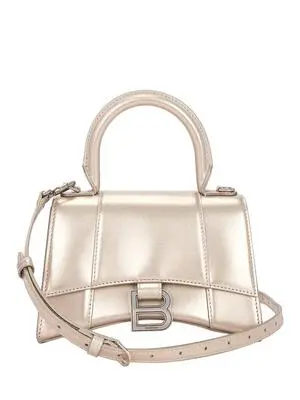 Balenciaga Hourglass Xs Top Handle Bag - Stone Beige