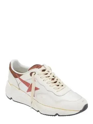 GOLDEN GOOSE Running Sole Sneakers - White/red