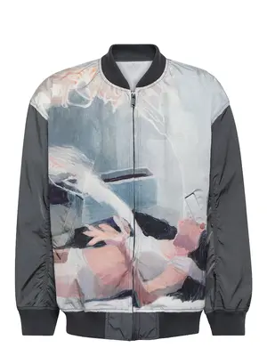 UNDERCOVERISM X Helen Verhoeven Printed Bomber Jacket - Grey