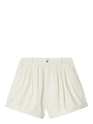 DÔEN Paige Organic Cotton-Poplin Shorts