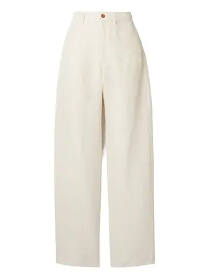 Loulou De Saison Peran Straight-leg Trousers - Ivory