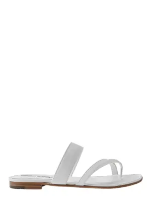 MANOLO BLAHNIK Manolo Blahnik Susa Leather Sandals