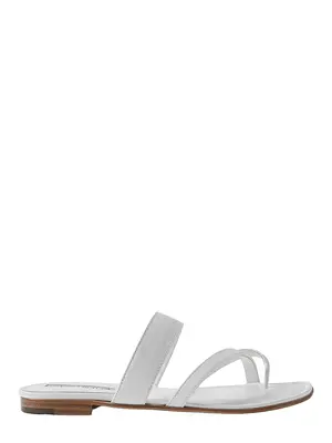 MANOLO BLAHNIK Manolo Blahnik Susa Leather Sandals