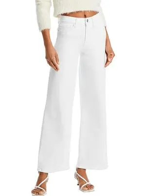 FRAME Le Slim Palazzo Jeans - White
