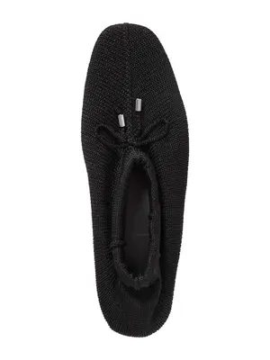 TOTEME Knitted Ballet Flats - Black