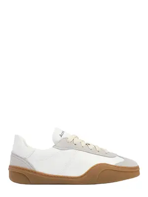 Acne Studios ACNE STUDIOS Bars Leather Sneakers White,tan