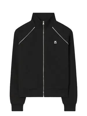 Tory Burch Crepe Track Jacket - Black