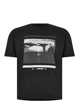 Heron Preston Misprinted Tee Shirt - Black