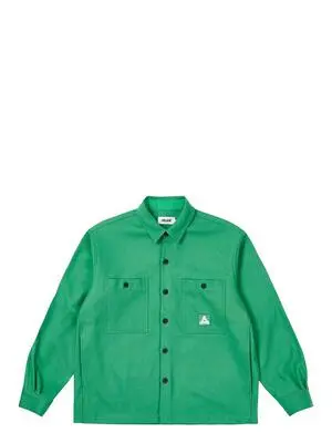 PALACE Wool Shirt Jacket - Pea Green