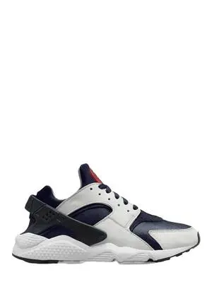 Nike Huarache Sneakers - Dark Obsidian/track Red