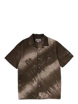 A BATHING APE Ape Head One Point Tie Dye Shirt