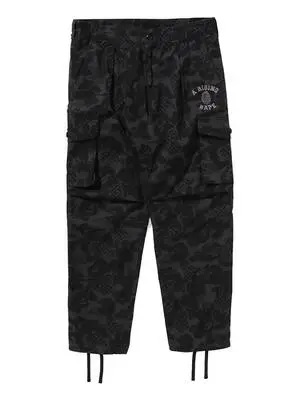 A BATHING APE Asia Camo Army Pants - Black