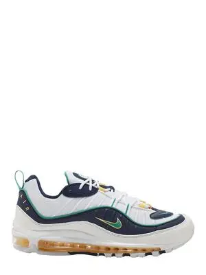 Nike Nike Air Max 98 Mighty Ducks Sneakers White/midnight Navyone-colortopaz Goldone-colorneptune Green
