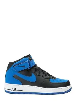 Nike Air Force 1 Mid Royal Black/game Royal/white