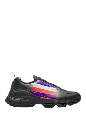 Prada Collision Cross Sneakers - Black/violet