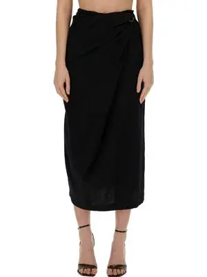 ALYSI Skirt With Hook - Black