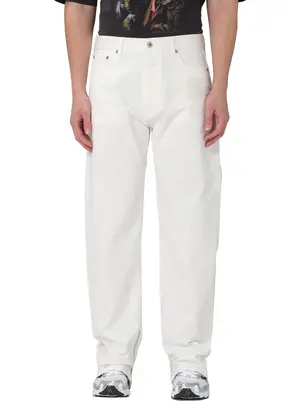 Off-White Straight Leg Jeans - White