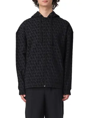 Valentino Garavani Zip Up Sweatshirt - Black