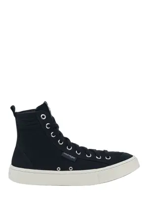 COURREGES Canvas 01 High-top Sneakers - Black
