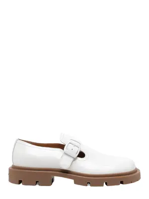 MAISON MARGIELA Ivy Leather Monk Loafers - White