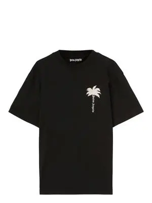 Palm Angels The Palm Cotton T-shirt - Black