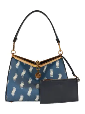 ETRO ETRO Medium Vela Denim Shoulder Bag