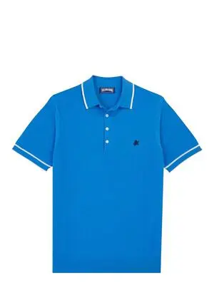 Vilebrequin Logo-embroidered Polo Shirt - Blue