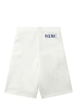 OAMC Logo-print Track Shorts - White