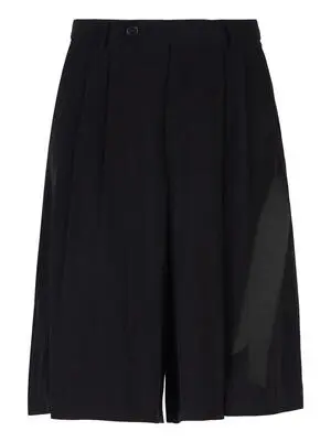 GCDS GCDS Framis-Tape Pleated Bermuda Shorts