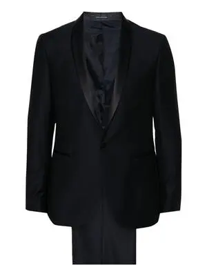 Tagliatore Single-breasted Wool Suit - Blue