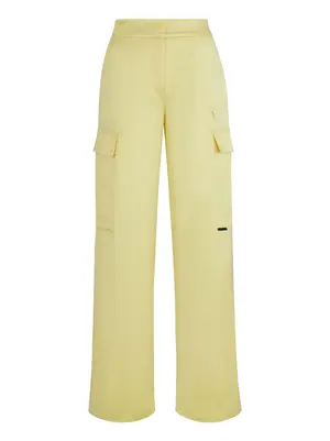 Hugo High-waisted Straight Trousers - Yellow
