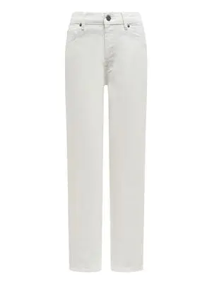 12 STOREEZ Straight-leg Jeans - White