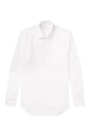 Loro Piana André Slub Linen Shirt - White