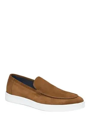 Johnston & Murphy JOHNSTON & MURPHY COLLECTION Bolivar Moc Toe Slip-On Sneaker Snuff Italian Suede