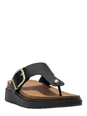 Fitflop Gen-ff Buckled Thong Sandals - Black