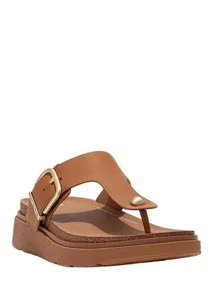 Fitflop Gen-ff Buckled Thong Sandals - Light Tan
