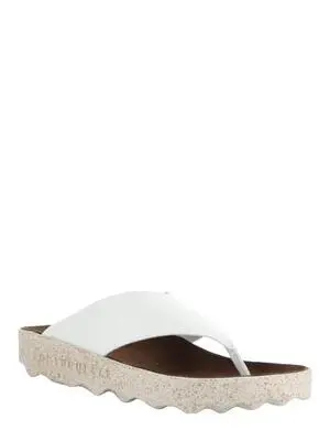 Fly London Asportuguesas By Fly London Cami Platform Flip Flop White Eco Faux Leather