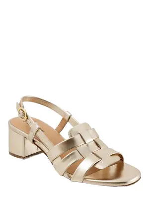Trotters Luna Slingback Sandal Champagne