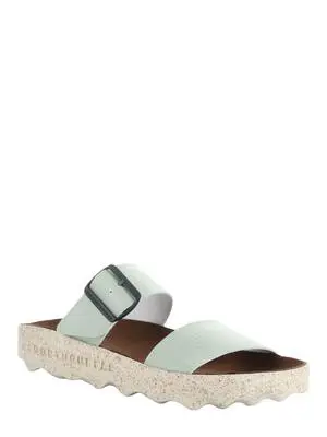 Fly London Asportuguesas By Fly London Coly Platform Slide Sandal Sage Green