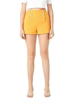 Endless Rose Endless Rose High Waist Sailor Shorts Orange