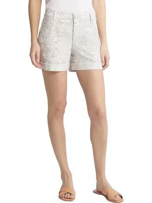 Wit & Wisdom Wit & Wisdom 'ab'solution Print Twill Shorts Birch