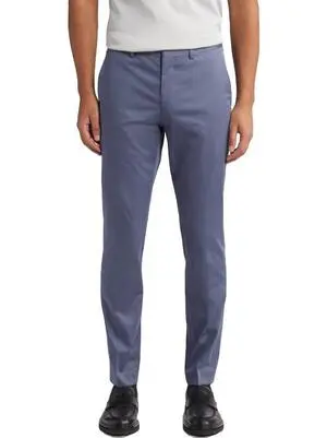 Hugo Hesten Stretch Cotton Pants - Medium Blue