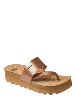 Reef Sol Hi Platform Sandal - Copper