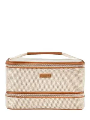 Stephanie Johnson Paros Jenny Train Cosmetics Case Ivory