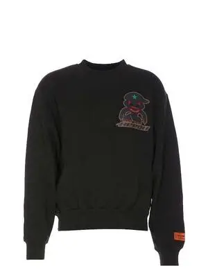Heron Preston Monster Crewneck Sweatshirt - Black