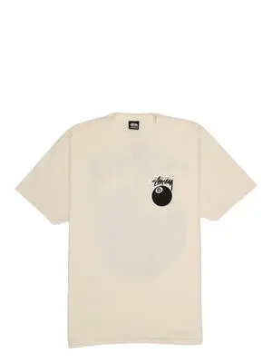 StÜssy 8 Ball Pigment Dyed Tee Shirt - Natural